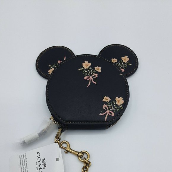 Coach | Bags | Coach X Disney Minnie Mouse Floral Coin Purse | Poshmark
